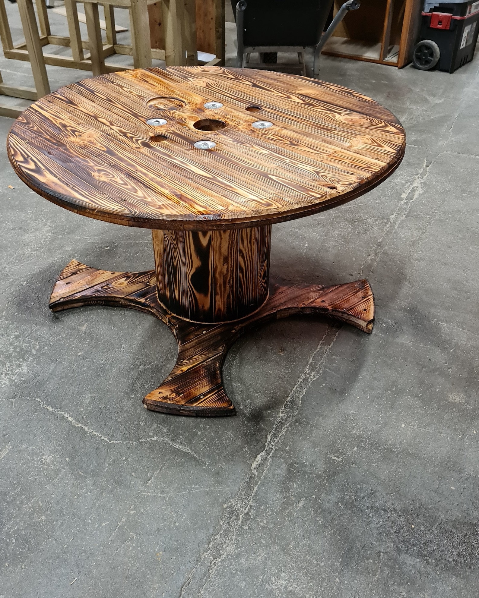 Bespoke Cable Reel Coffee Table - Etsy