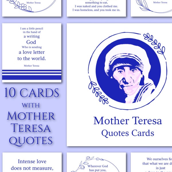 Mother Teresa - Etsy