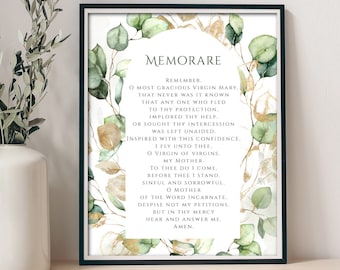 The Memorare - Etsy