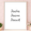 What Would Jesus Do Printable, WWJD Poster, Jesus Christ Print ...