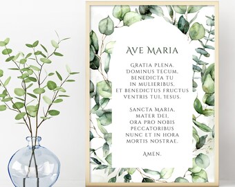 Ave Maria Art Print - Etsy