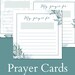 Prayer Cards Printable, Prayer Request Cards, Prayer Note Cards, Prayer ...