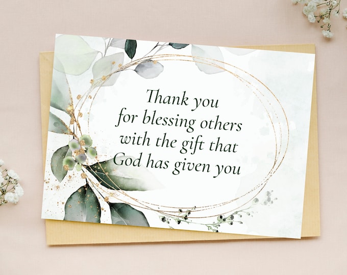 Thanksgiving Card Printable, Christian Greeting Card Printable ...