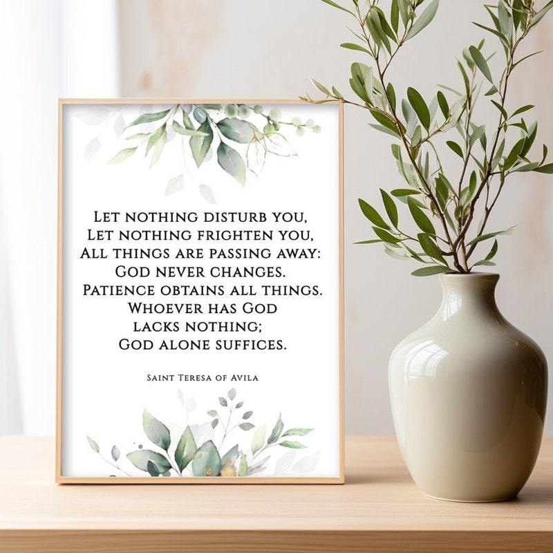 Prayer of Theresa - Etsy