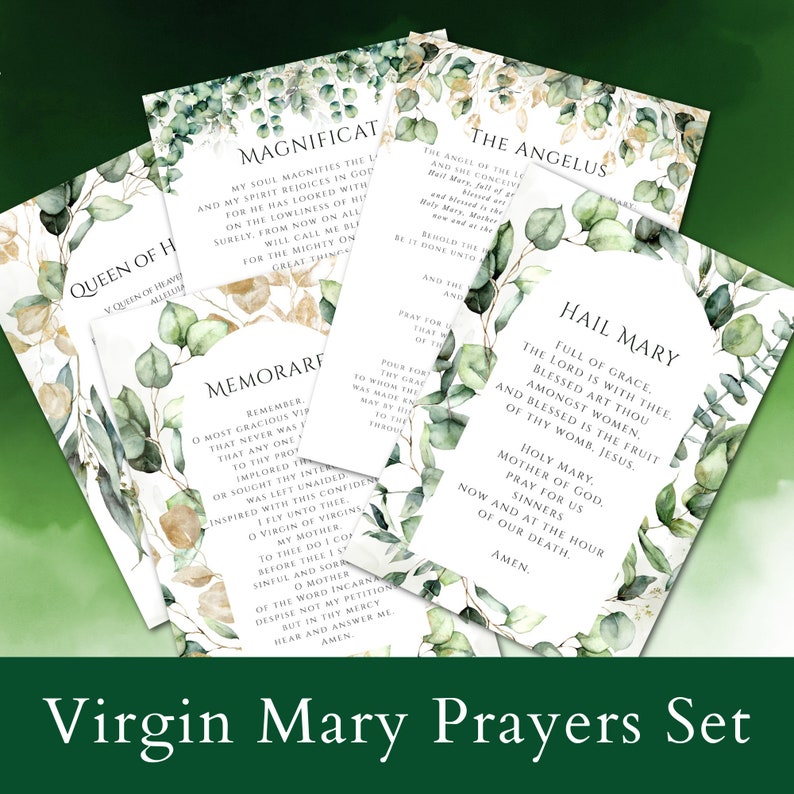 Marian Prayer, Marian Devotion Prayer, Queen of Heaven Prayer, Catholic ...