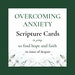 Overcoming Anxiety Scripture Cards Printable, Overcoming Anxiety Bible ...