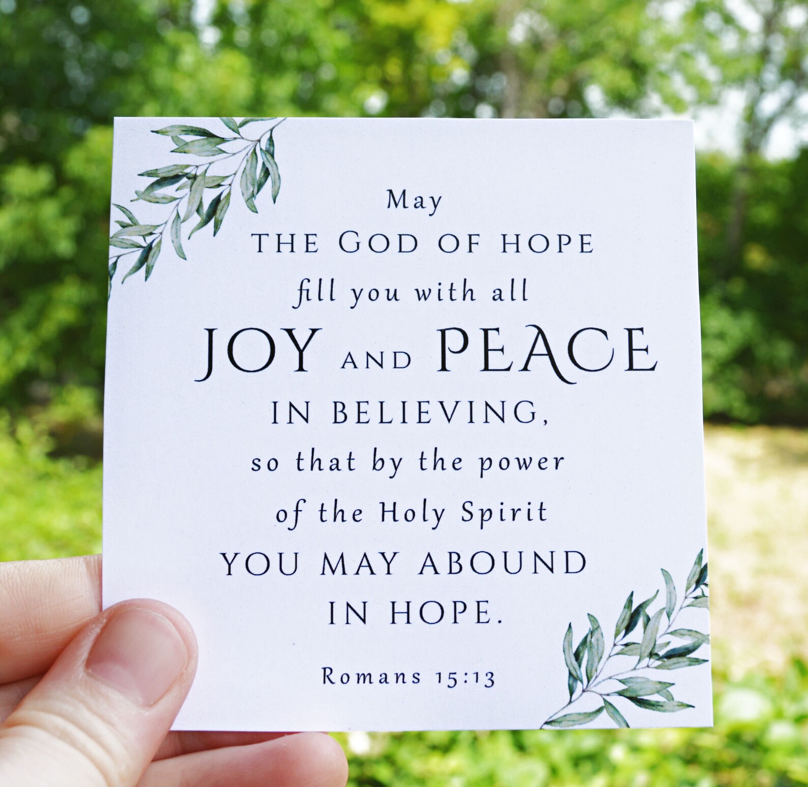 Scripture Cards Printable, Bible Verse Cards, Instant Download ...