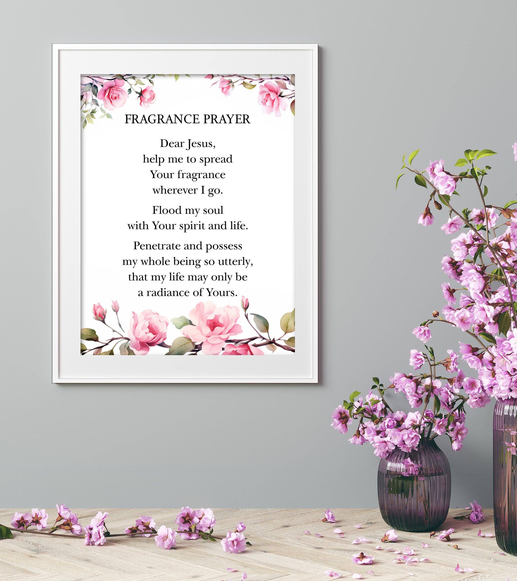 Fragrance Prayer Printable, Prayer Radiating Christ, Radiating Christ ...