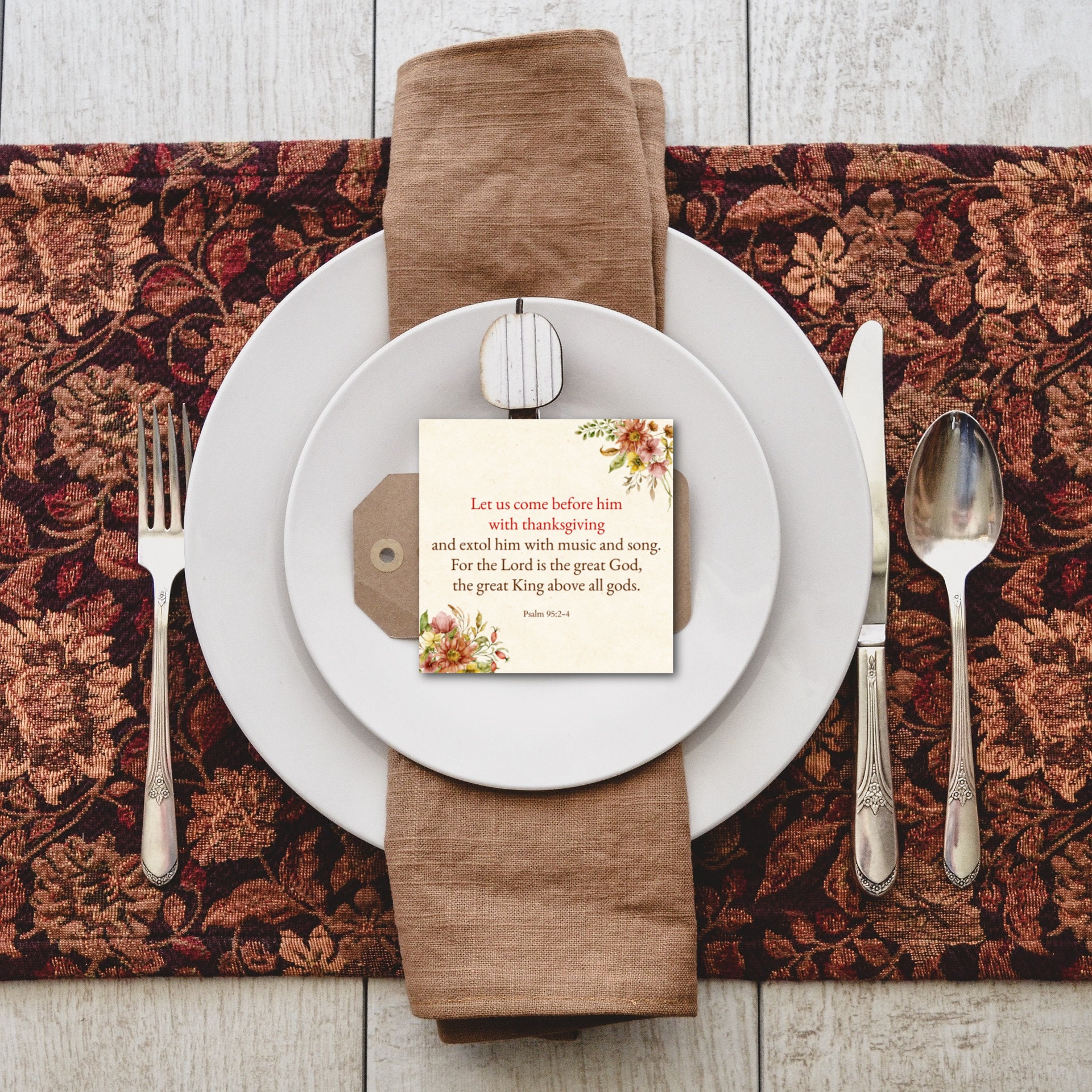 THANKSGIVING Scripture Cards Printable, Thanksgiving Bible Verse Cards ...