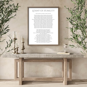 Litany of Humility Prayer Printable, Humility Prayer Print, Deliver Me ...