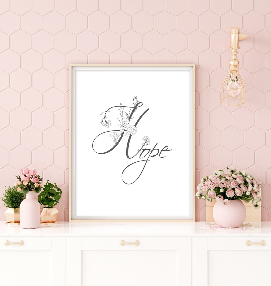 HOPE Printable, Hope Poster, Hope Print, Bible Verse Wall Art ...