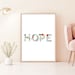 Hope Printable Wall Art, Hope Scripture Wall Art, Hope Wall Decor, Hope ...