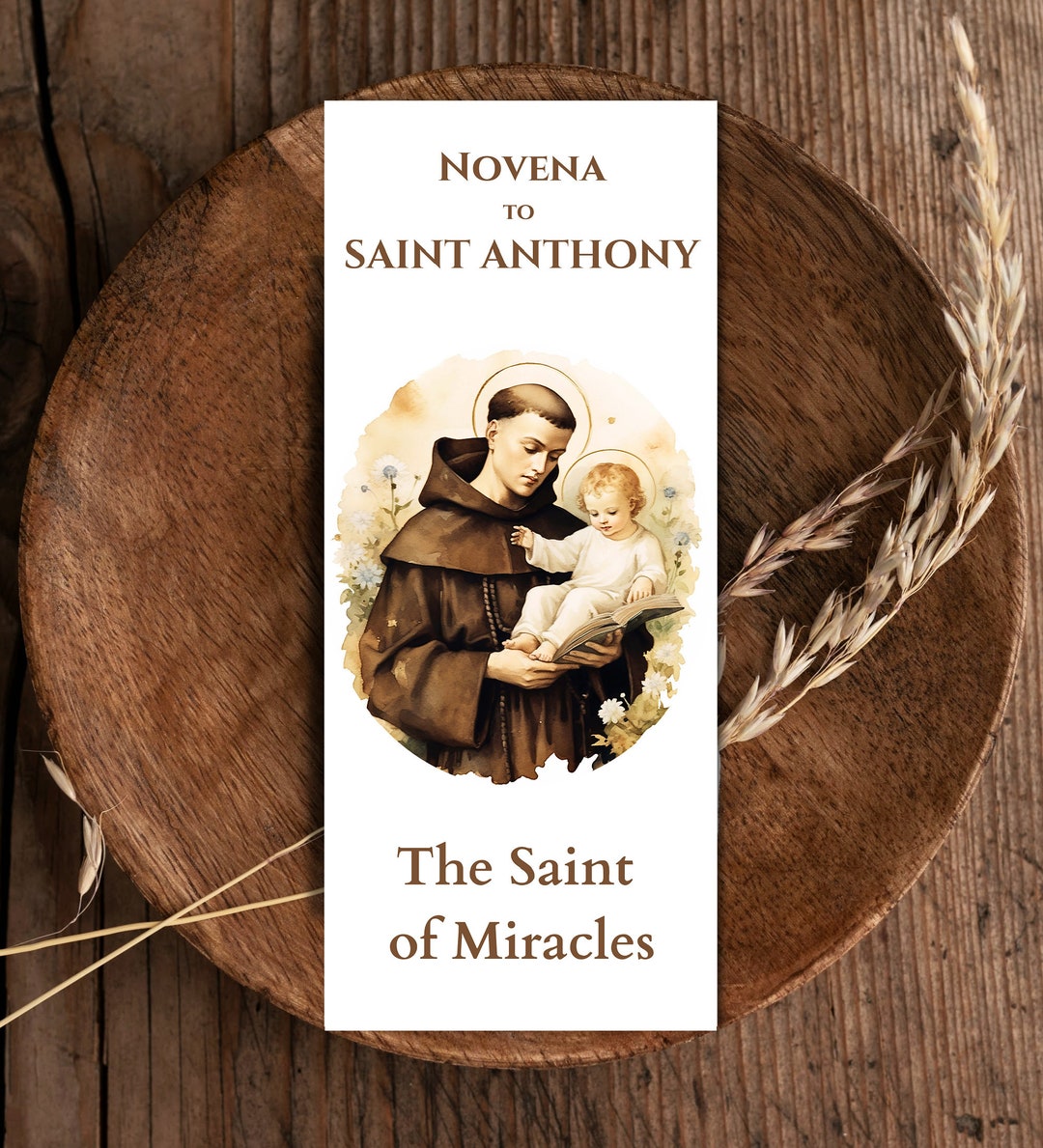 Novena to St. Anthony Printable, St. Anthony of Padua Prayer, St ...