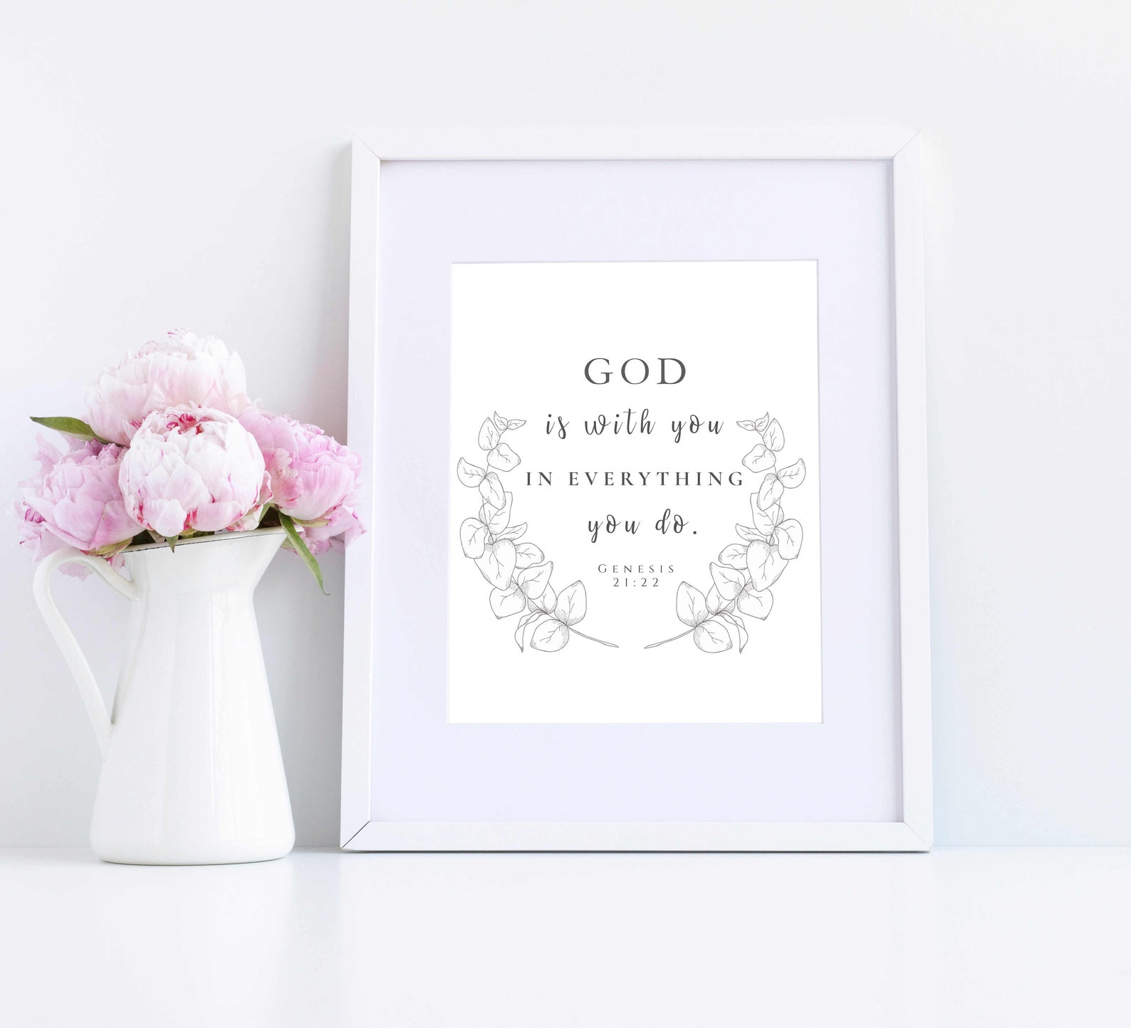 GOD is With YOU Printable Bible Verse Wall Art Scripture - Etsy New Zealand