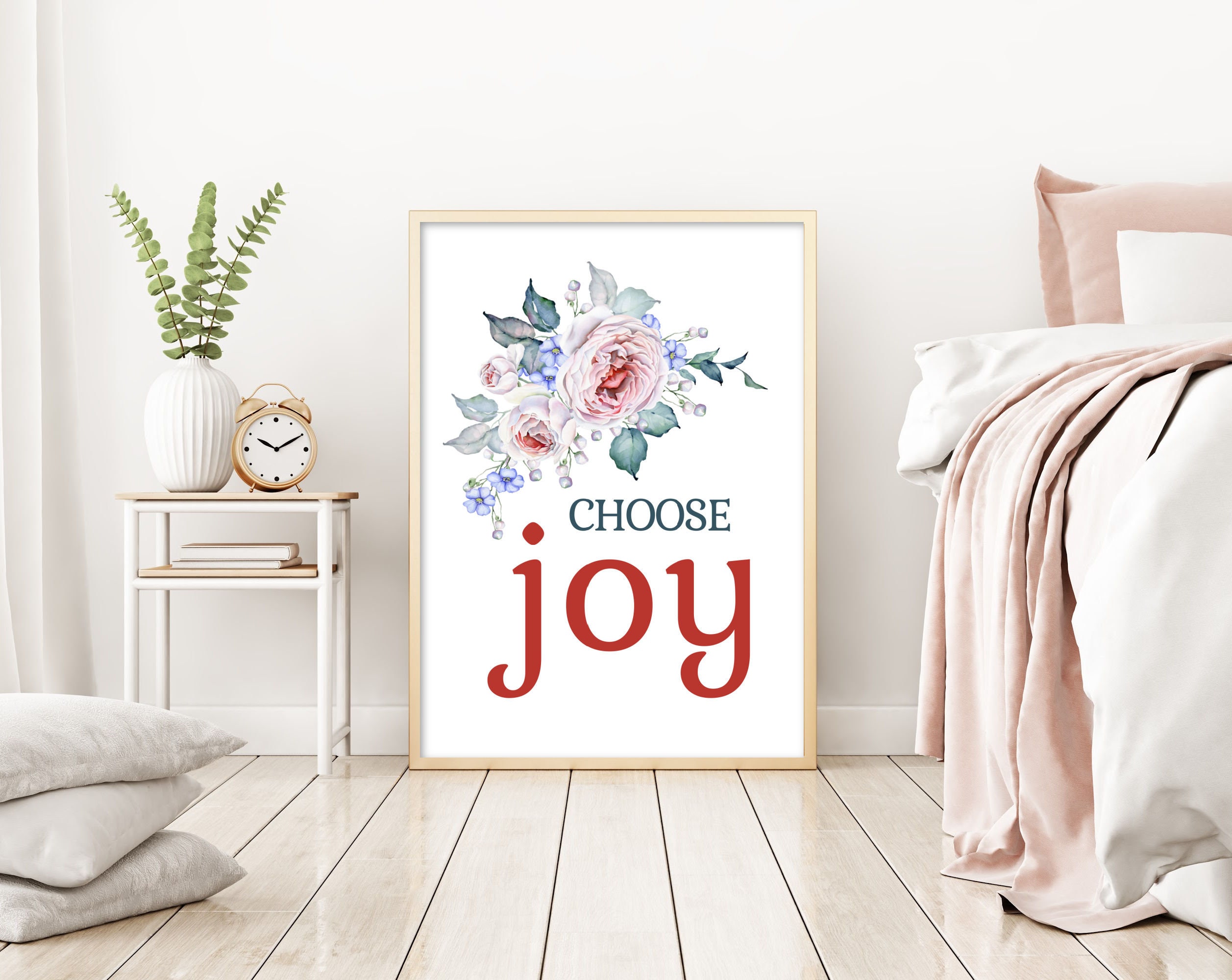 Choose Joy Printable, Joy Wall Art, Choose Joy Sign, Farmhouse Wall Art ...