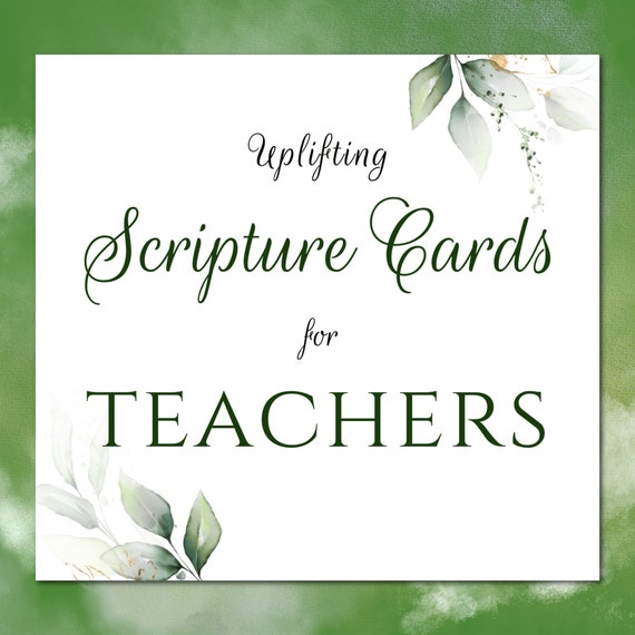 Christian Teacher Appreciation Cards
