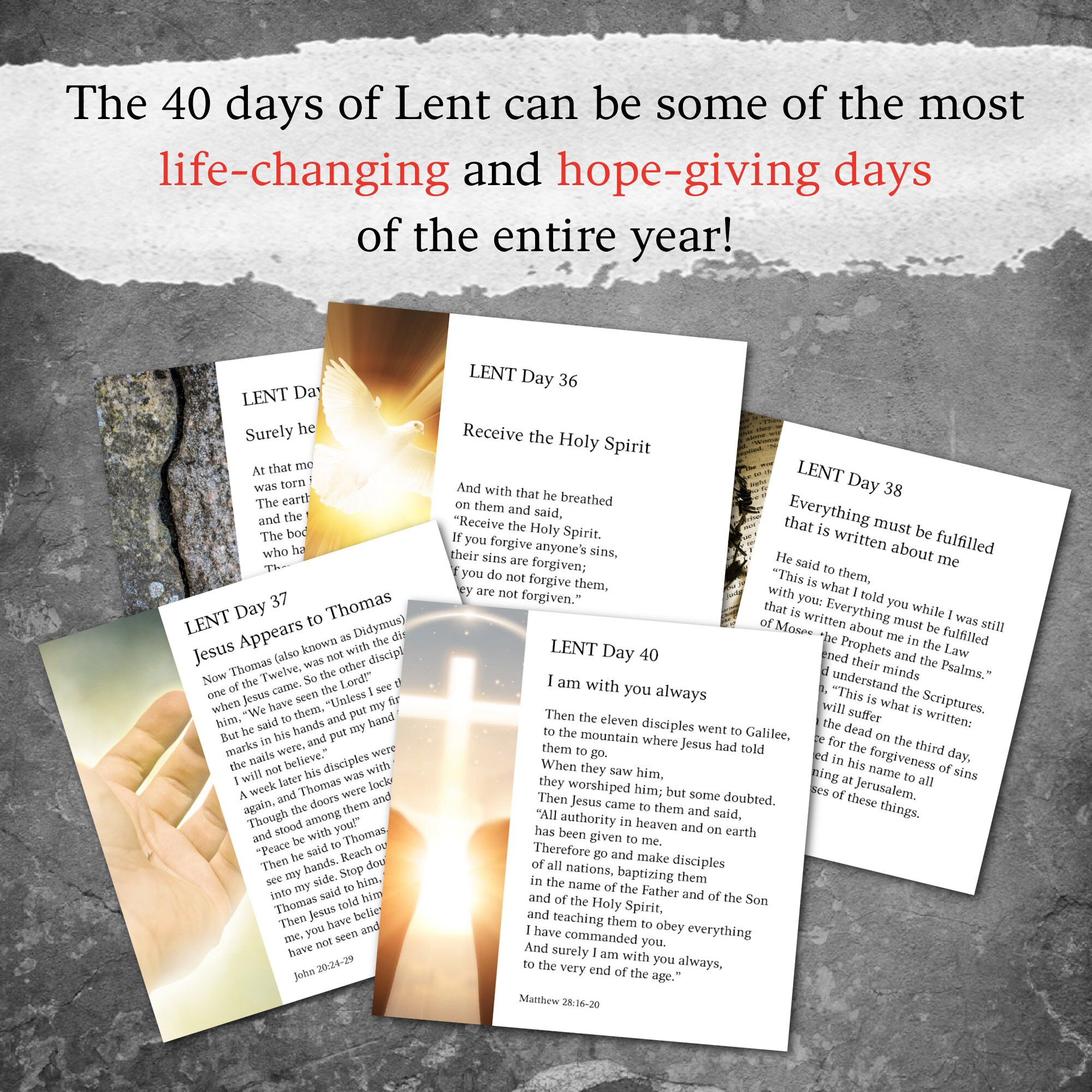 Lent Scripture Cards Printable, Lent Bible Verse Cards, Lenten Bible ...