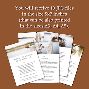 Novena of Surrender Prayer Cards Printable, Surrender Prayer, the ...