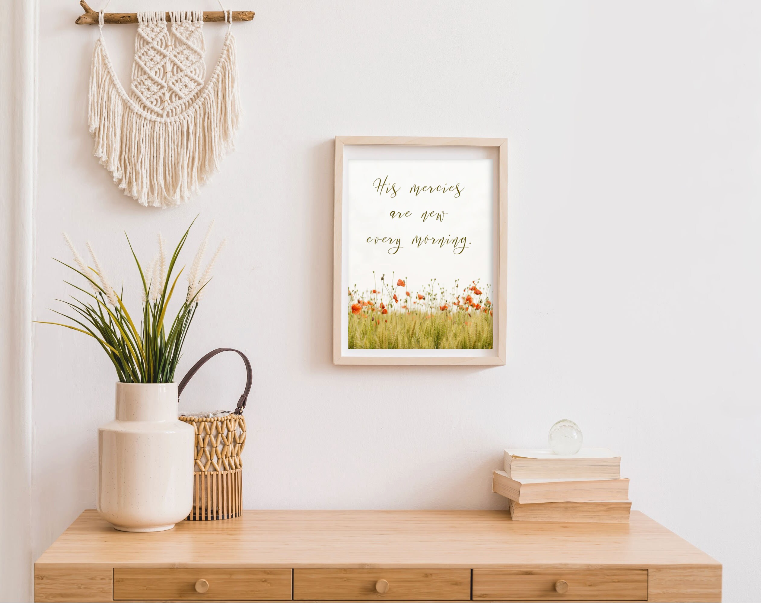 His Mercies Are New Every Morning Printable Wall Art - Etsy