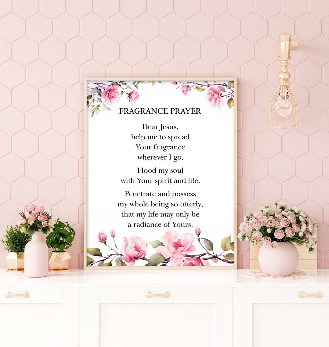 Fragrance Prayer Printable, Prayer Radiating Christ, Radiating Christ ...