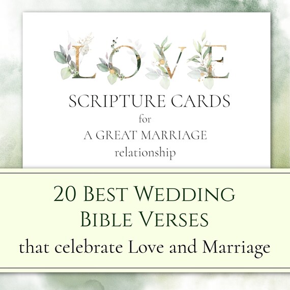 LOVE Scripture Cards Printable LOVE Bible Verse Cards - Etsy