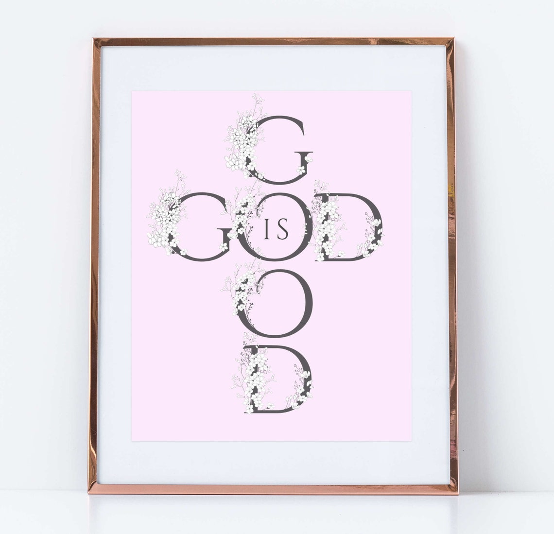 God is Good Printable Scripture Wall Decor Bible Verse Wall - Etsy