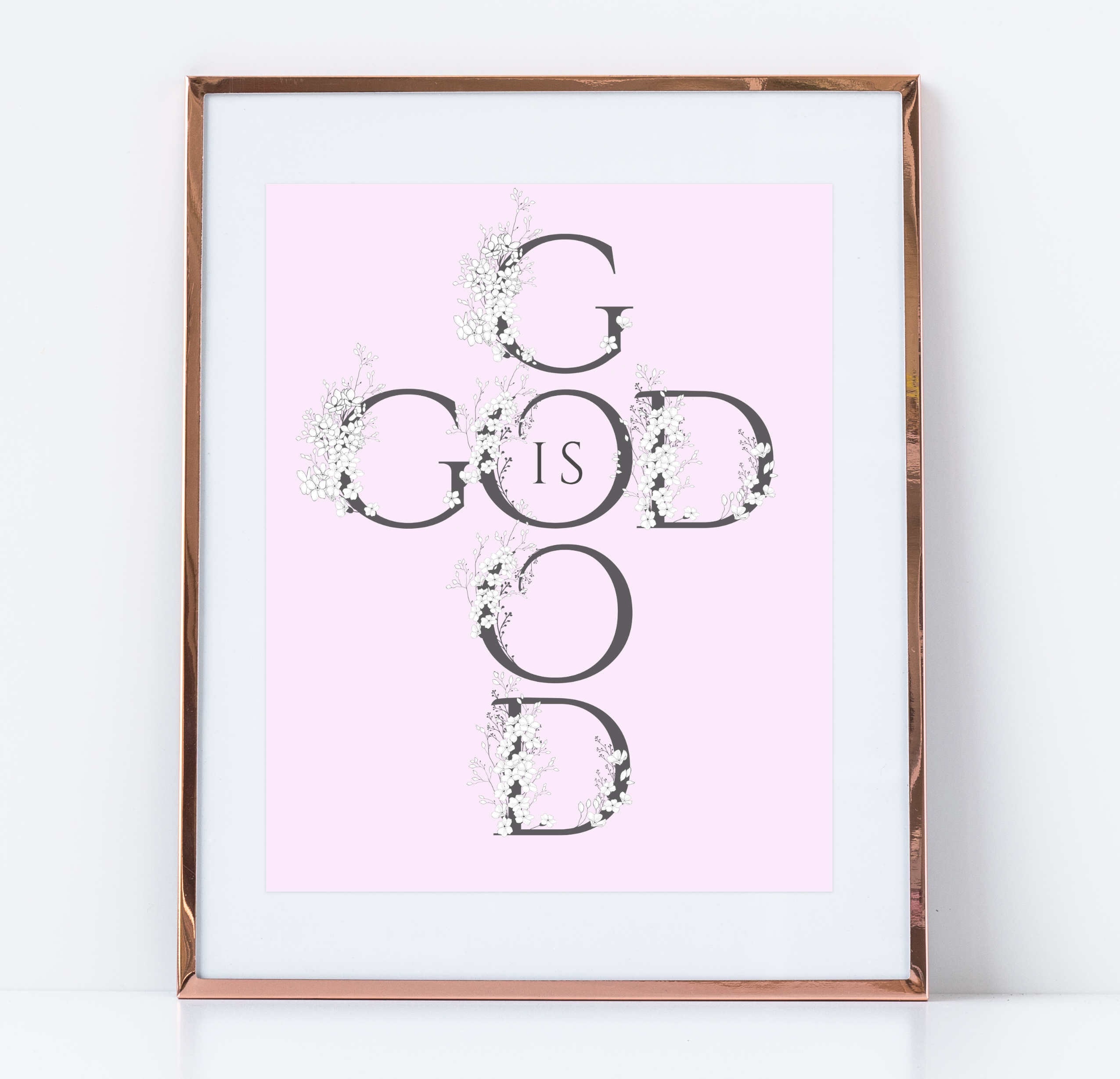 God is Good Printable, Scripture Wall Decor, Bible Verse Wall Decor ...