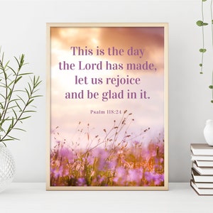 This is the Day the Lord Has Made Printable, Psalm 118 24, Christian ...