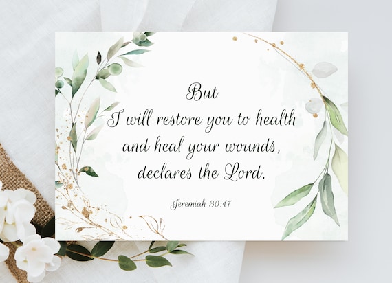 Get Well Quotes From The Bible