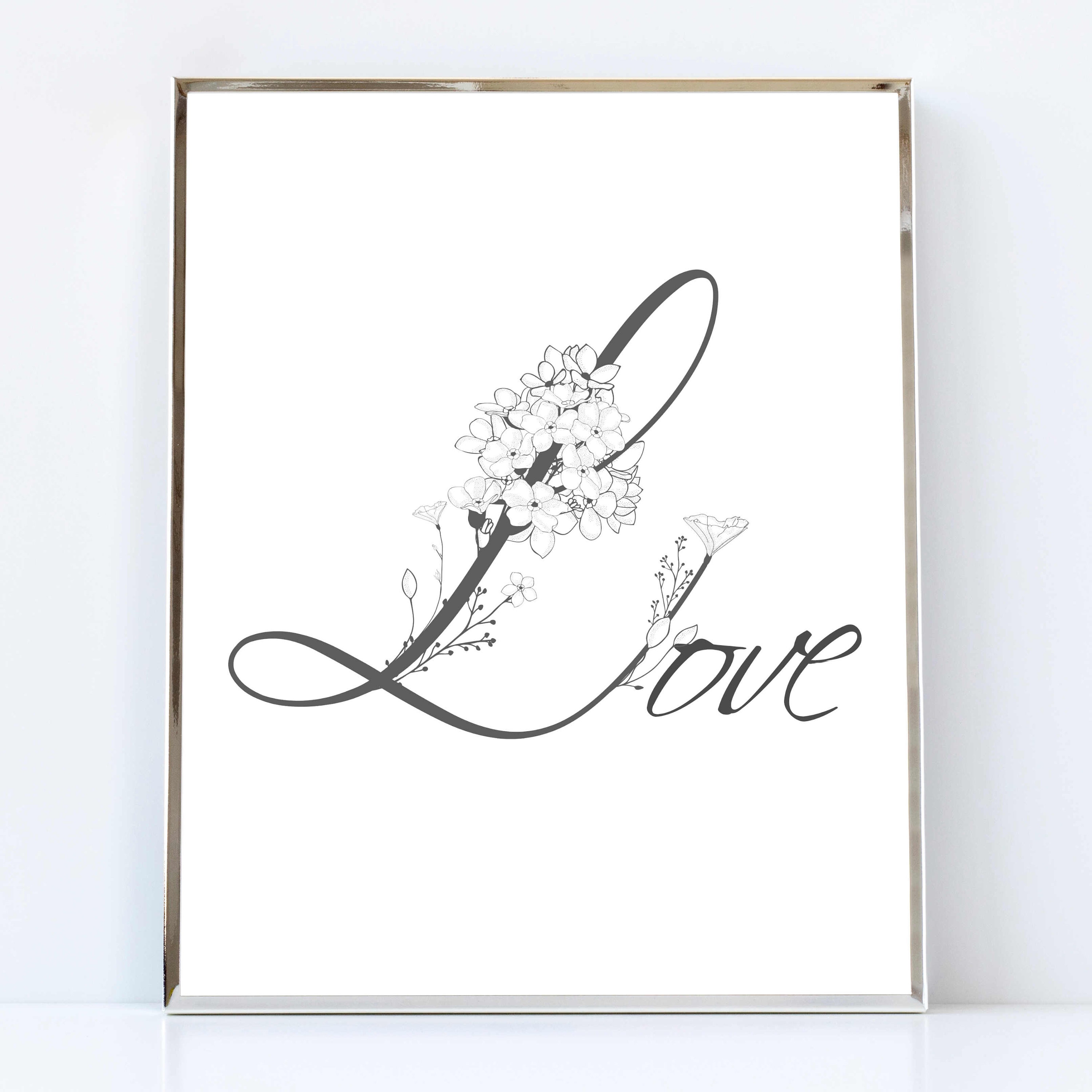 LOVE Printable Love Poster Love Print LOVE Sing Wedding - Etsy