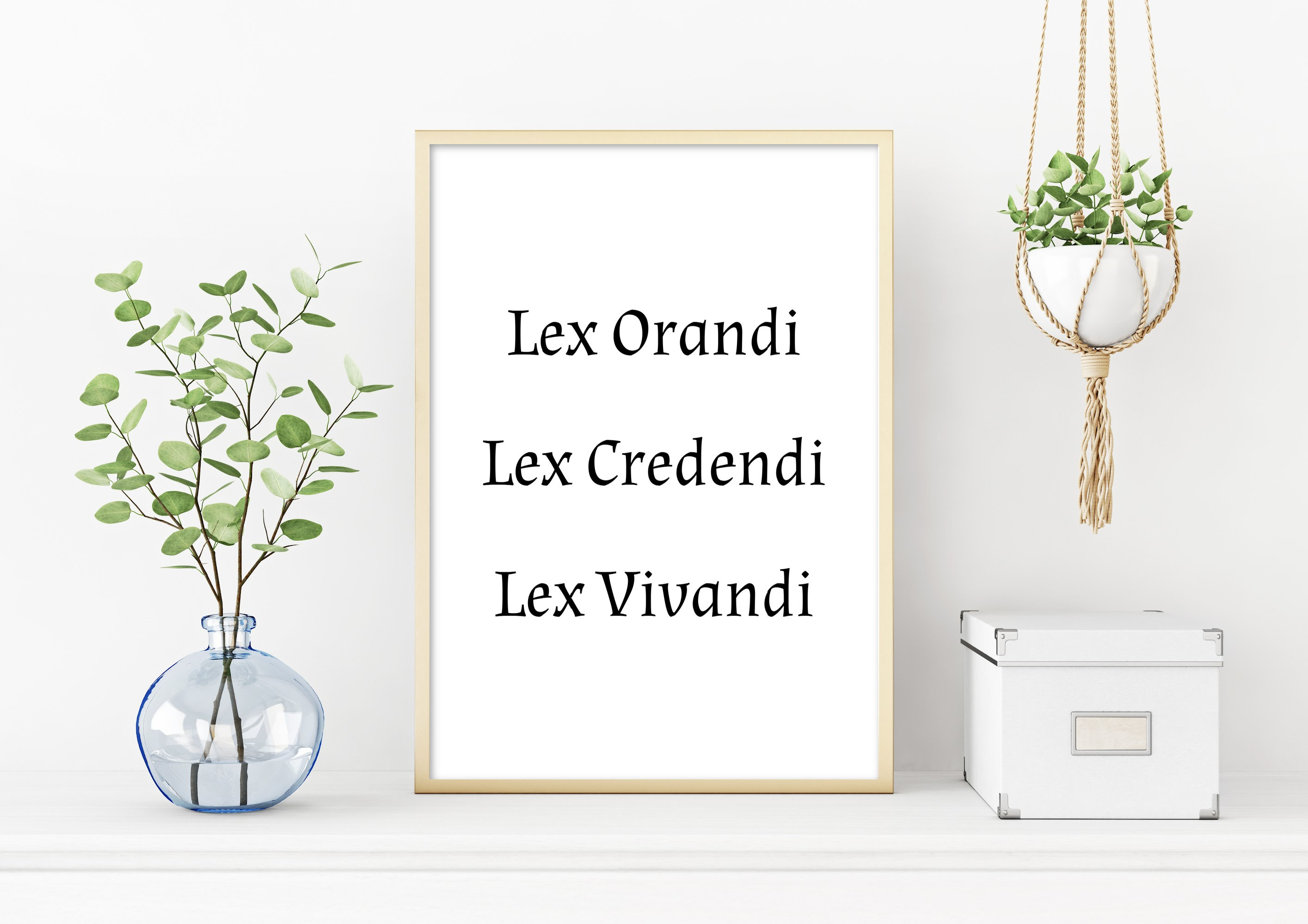 Lex Orandi Printable Poster Lex Orandi Lex Credenti Lex - Etsy