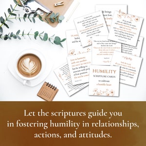 Humility Scripture Cards Printable, Humility Bible Verses Print ...