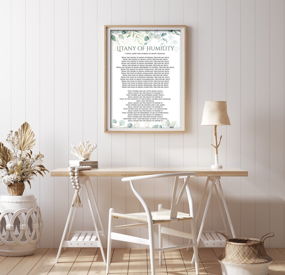 Litany of Humility Prayer Printable, Humility Prayer Print, Deliver Me ...