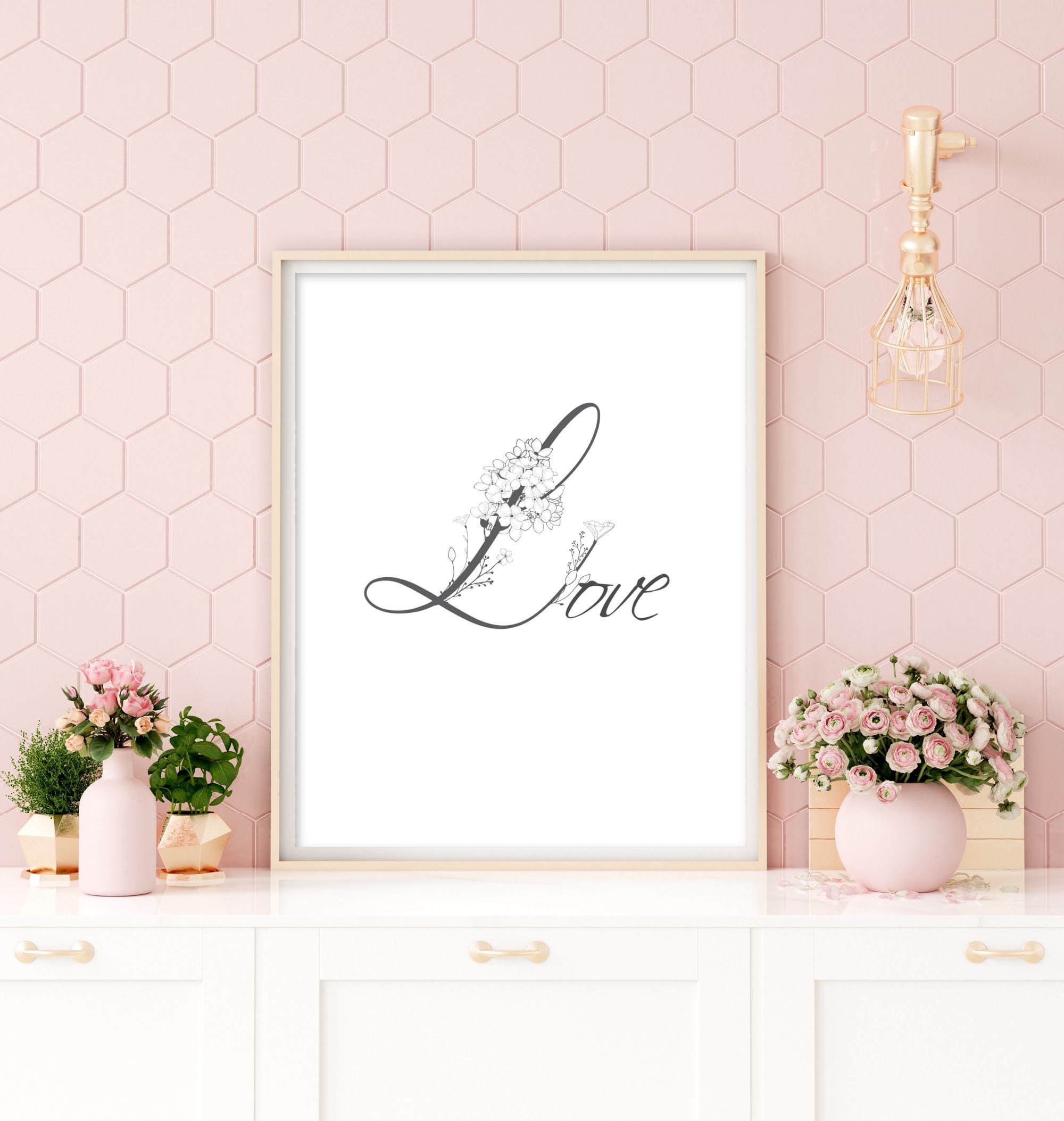 LOVE Printable Love Poster Love Print LOVE Sing Wedding - Etsy