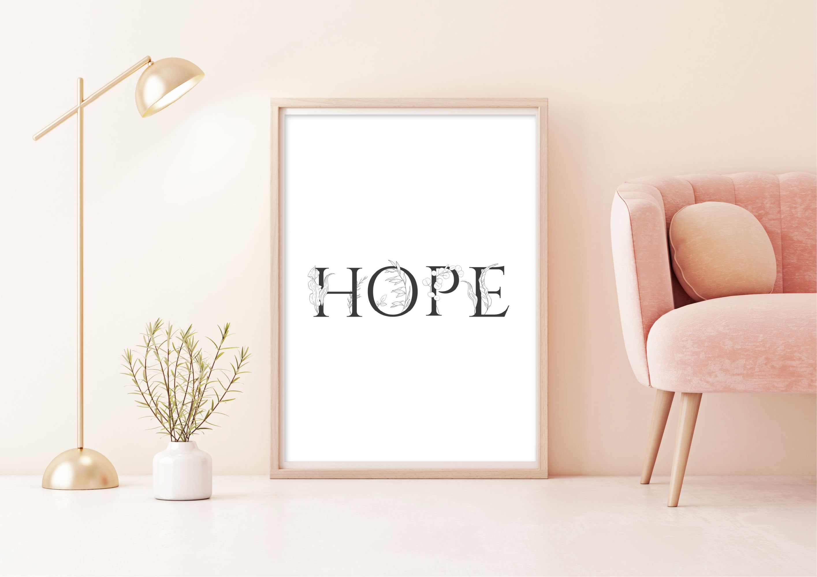 Hope Wall Art Print, Hope Printable Wall Art, Hope Wall Decor, Hope Wall Art Print, Hope Poster ...