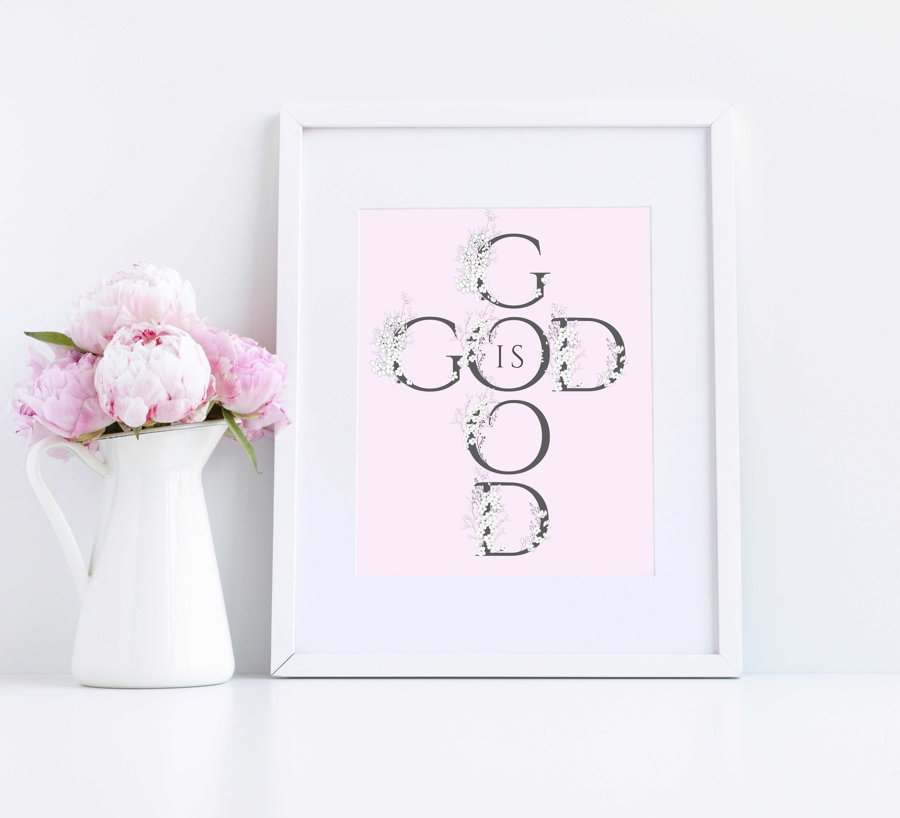 God is Good Printable, Scripture Wall Decor, Bible Verse Wall Decor ...