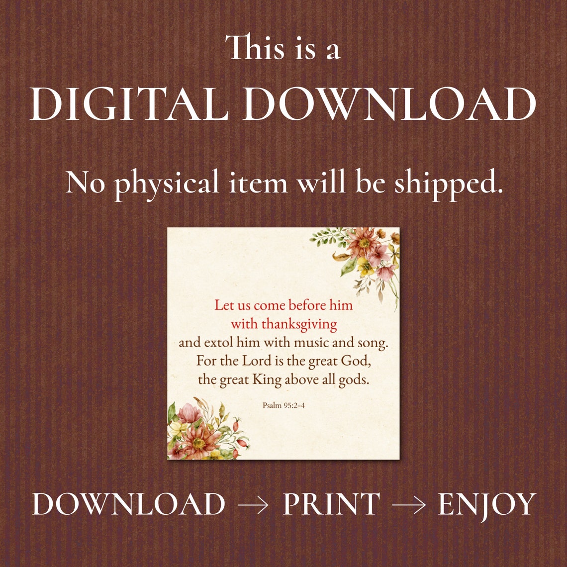 THANKSGIVING Scripture Cards Printable, Thanksgiving Bible Verse Cards ...
