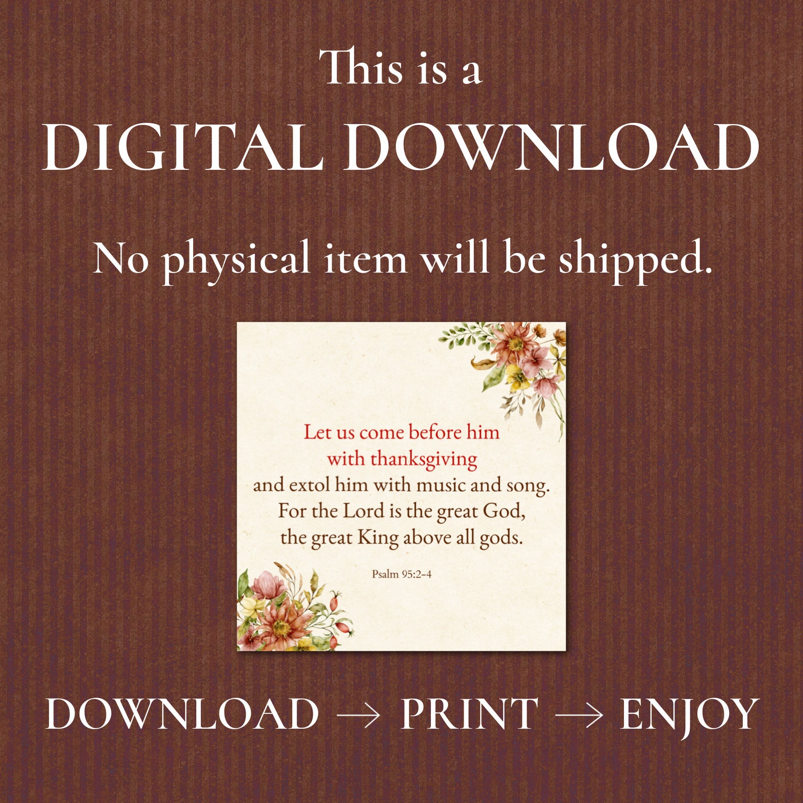 THANKSGIVING Scripture Cards Printable, Thanksgiving Bible Verse Cards ...