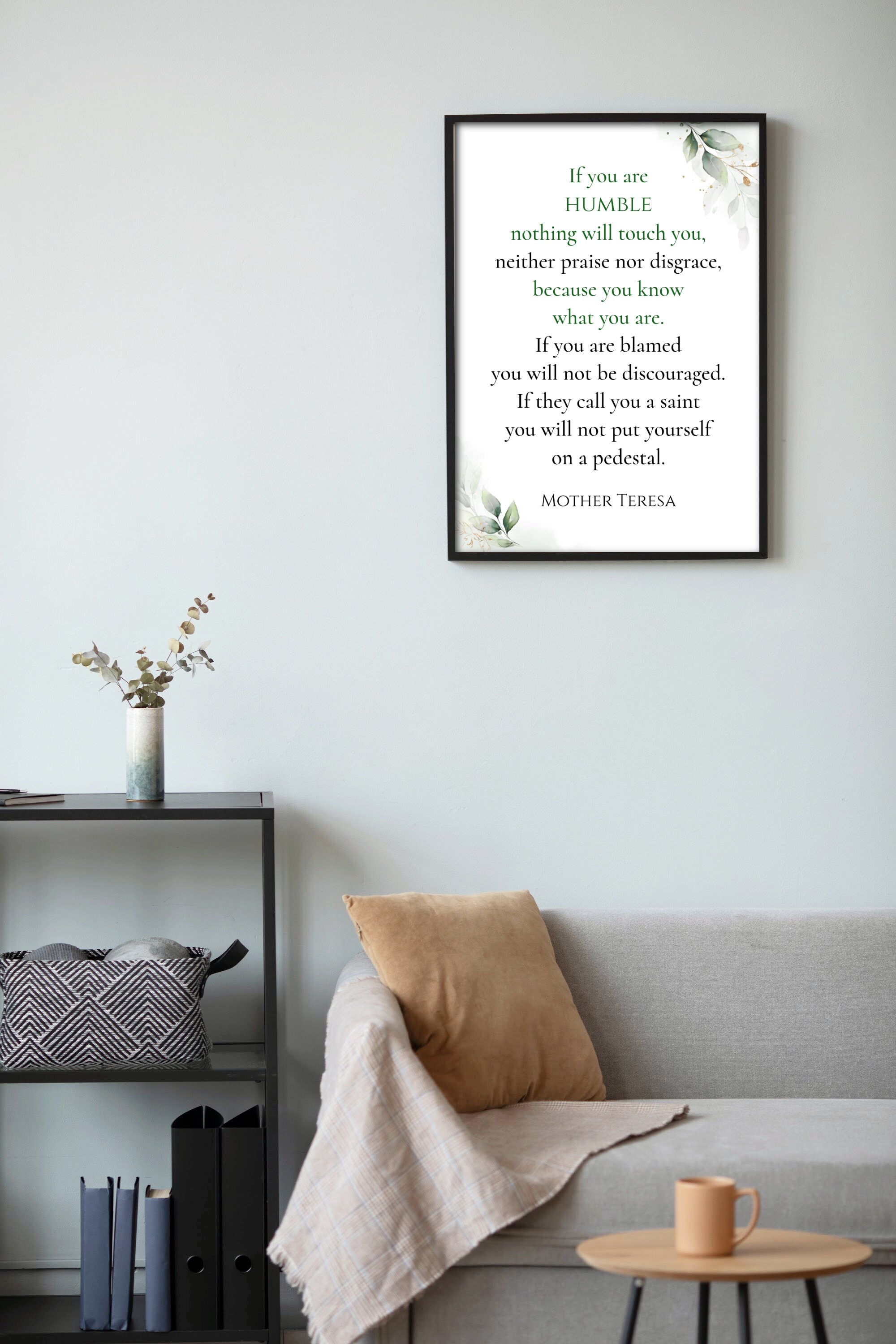 Humility Quote Printable Mother Teresa Humility Quote Print - Etsy