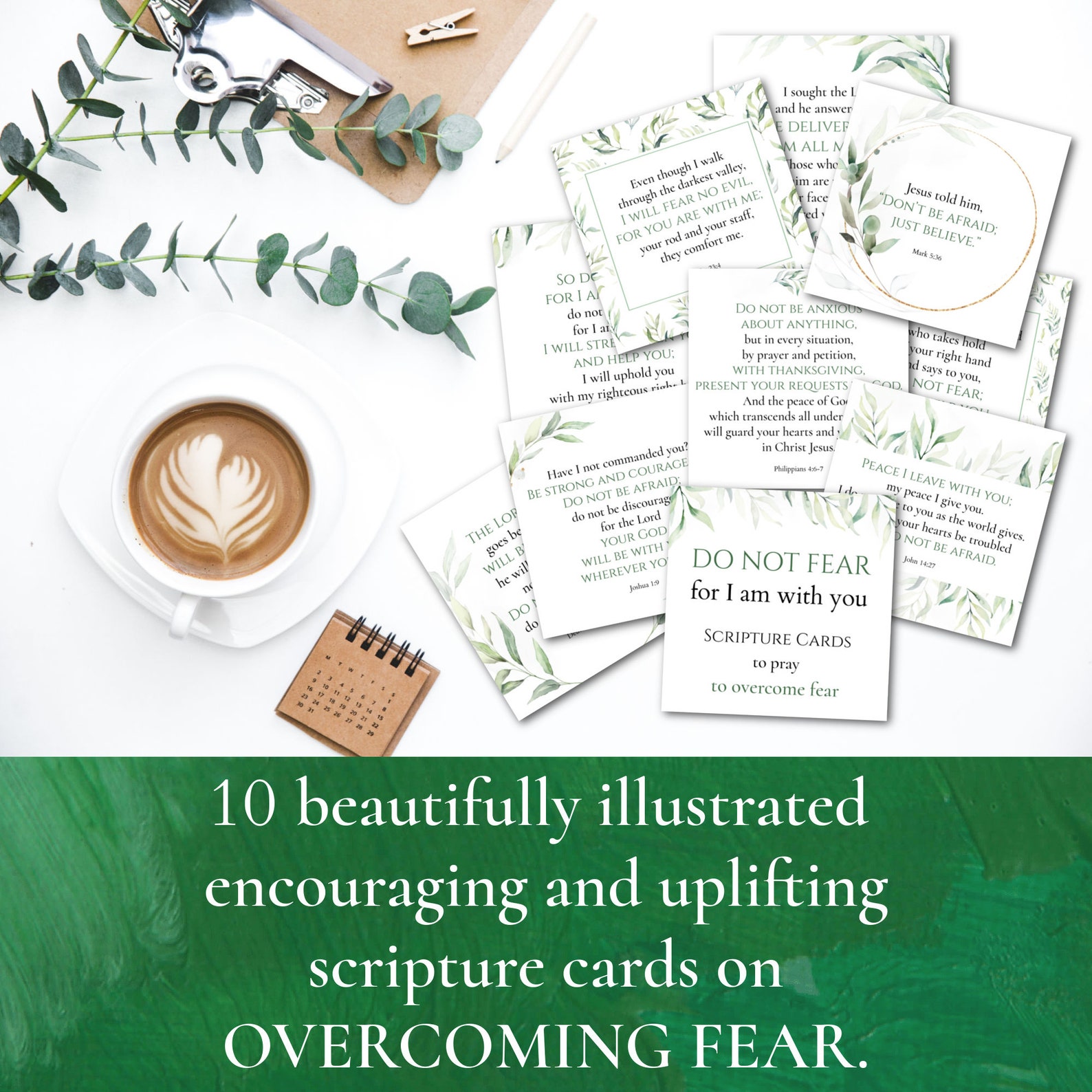 DO NOT FEAR Scripture Cards Printable, Do Not Fear Bible Verse Cards ...