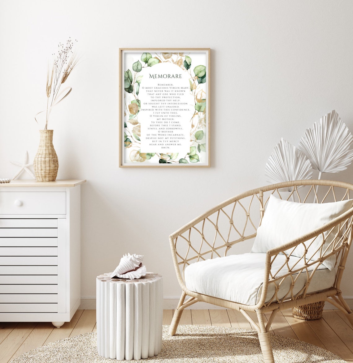 Memorare Prayer to Virgin Mary Printable Memorare to the - Etsy