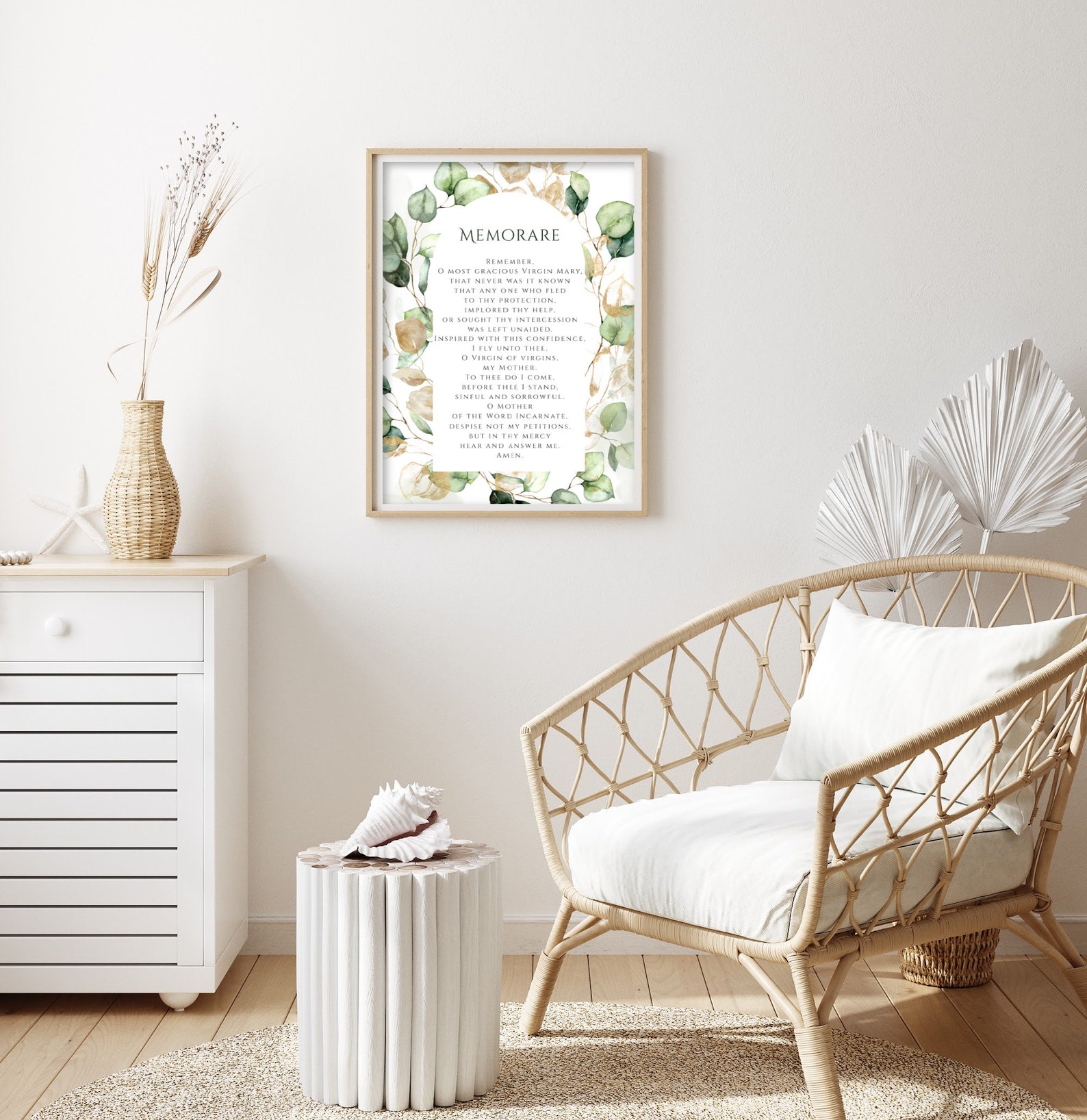 Memorare Prayer to Virgin Mary Printable Memorare to the - Etsy