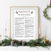 Nativity the Birth of Christ Printable, Nativity Scripture Print, Luke ...