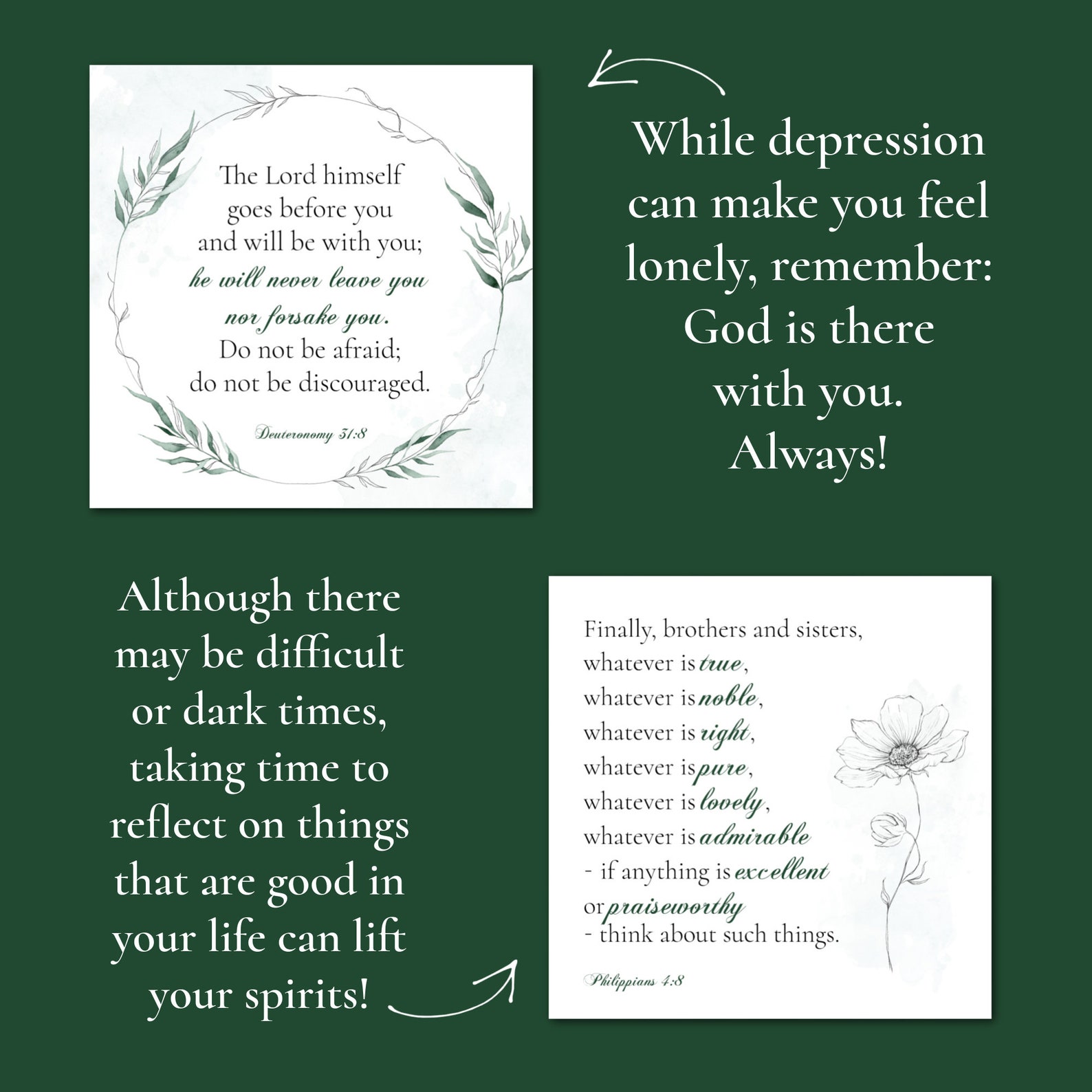 Overcoming Anxiety Scripture Cards Printable, Overcoming Anxiety Bible ...