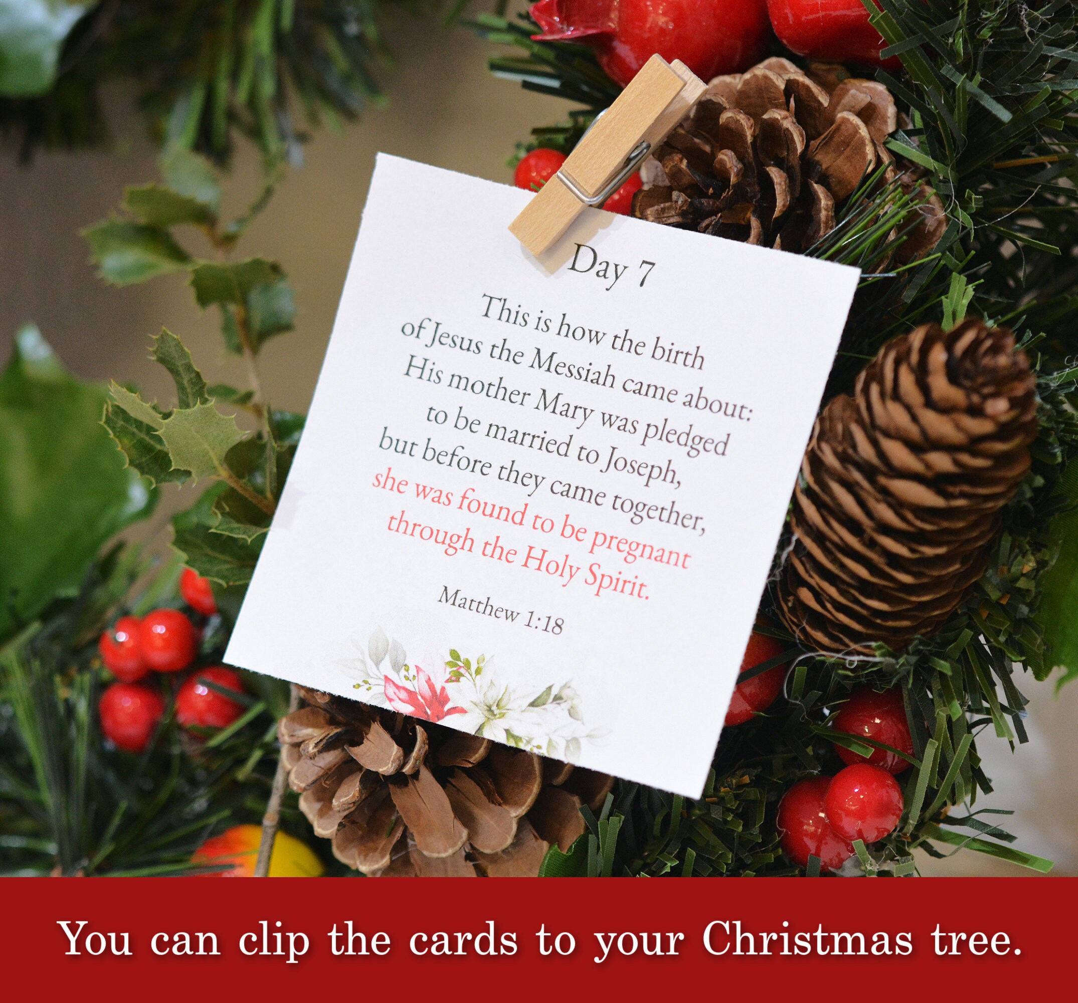 Advent Scripture Calendar Printable, Advent Calendar DIY, Christmas ...