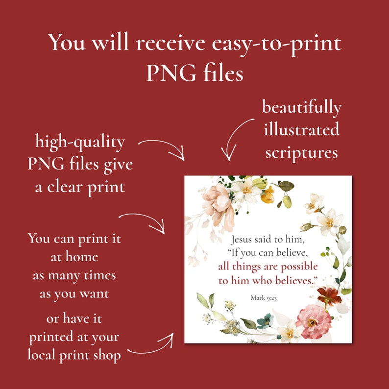 FAITH Scripture Cards Printable, Faith Bible Verse Cards, Faith ...