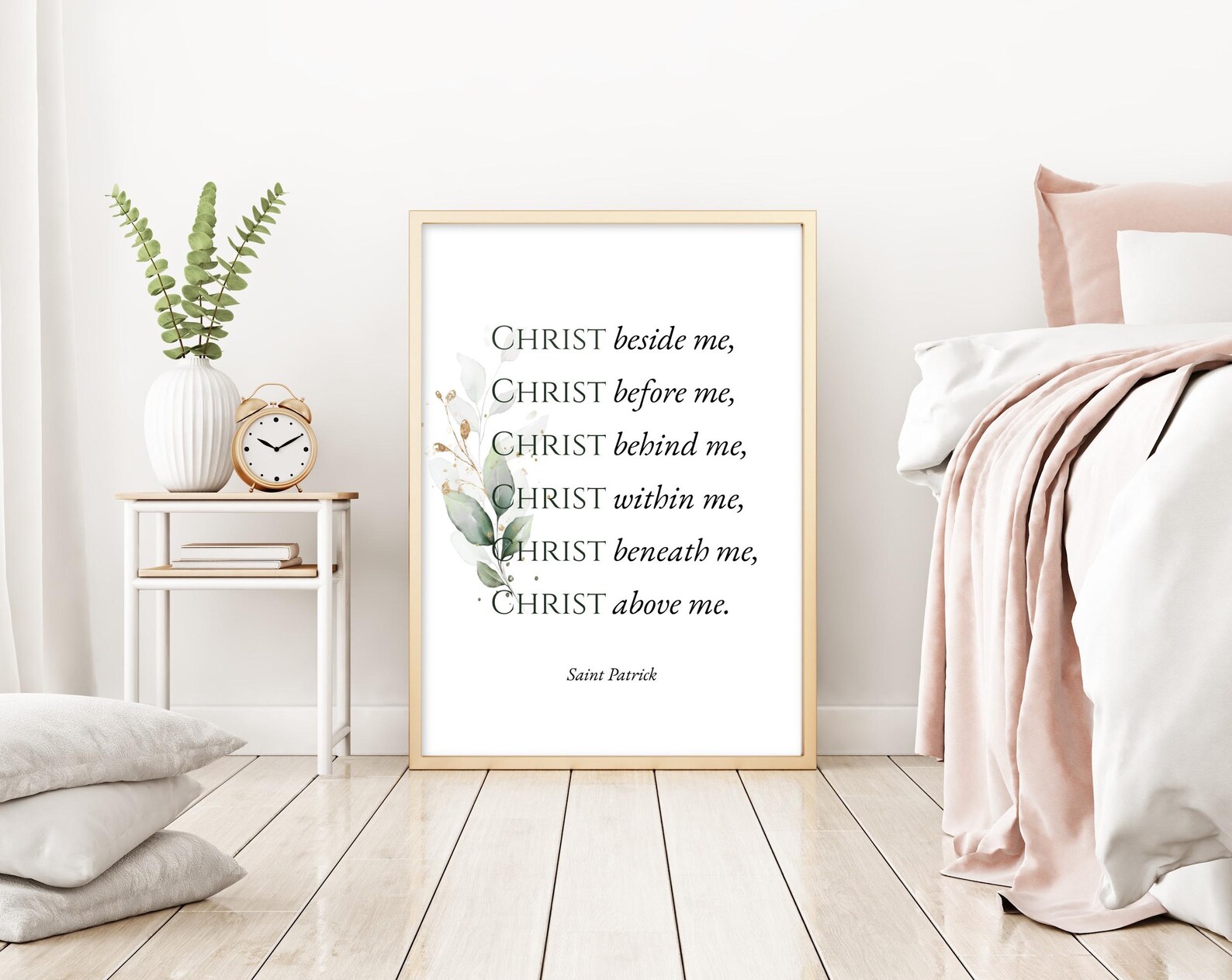 Christ With Me Prayer Printable, St Patrick Breastplate Prayer Digital ...