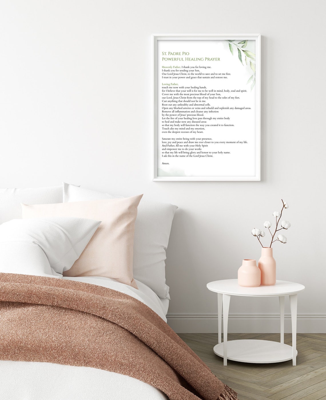 St. Padre Pio Healing Prayer Printable, Padre Pio Prayer, Powerful ...