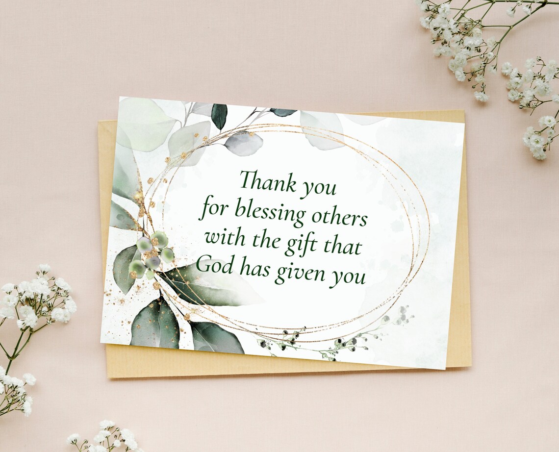 Thanksgiving Card Printable, Christian Greeting Card Printable ...