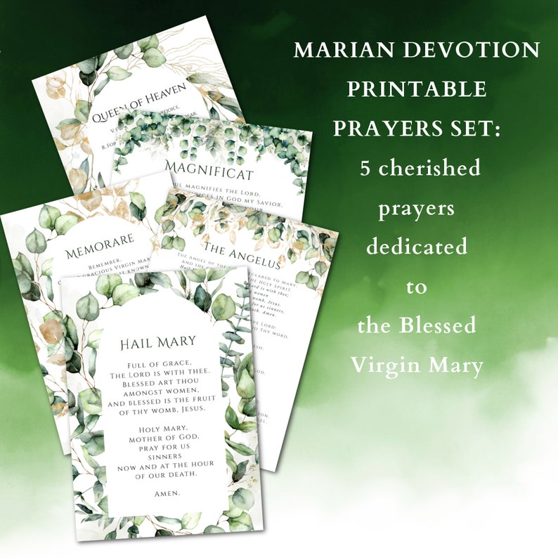 Marian Prayer, Marian Devotion Prayer, Queen of Heaven Prayer, Catholic ...